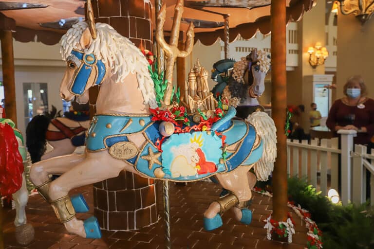 Photos: The 2021 Gingerbread Carousel Features 'The Little Mermaid' at ...