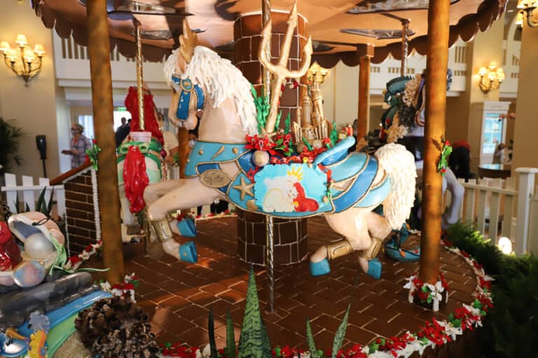 Photos: The 2021 Gingerbread Carousel Features 'The Little Mermaid' at ...