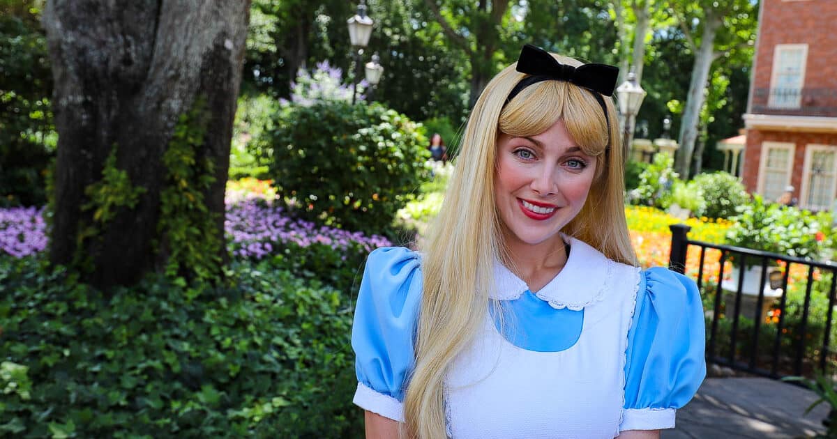 Meet Alice at Epcot’s United Kingdom Pavilion – Resorts Gal