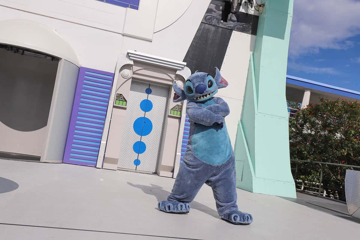 Meet Stitch at Disney World