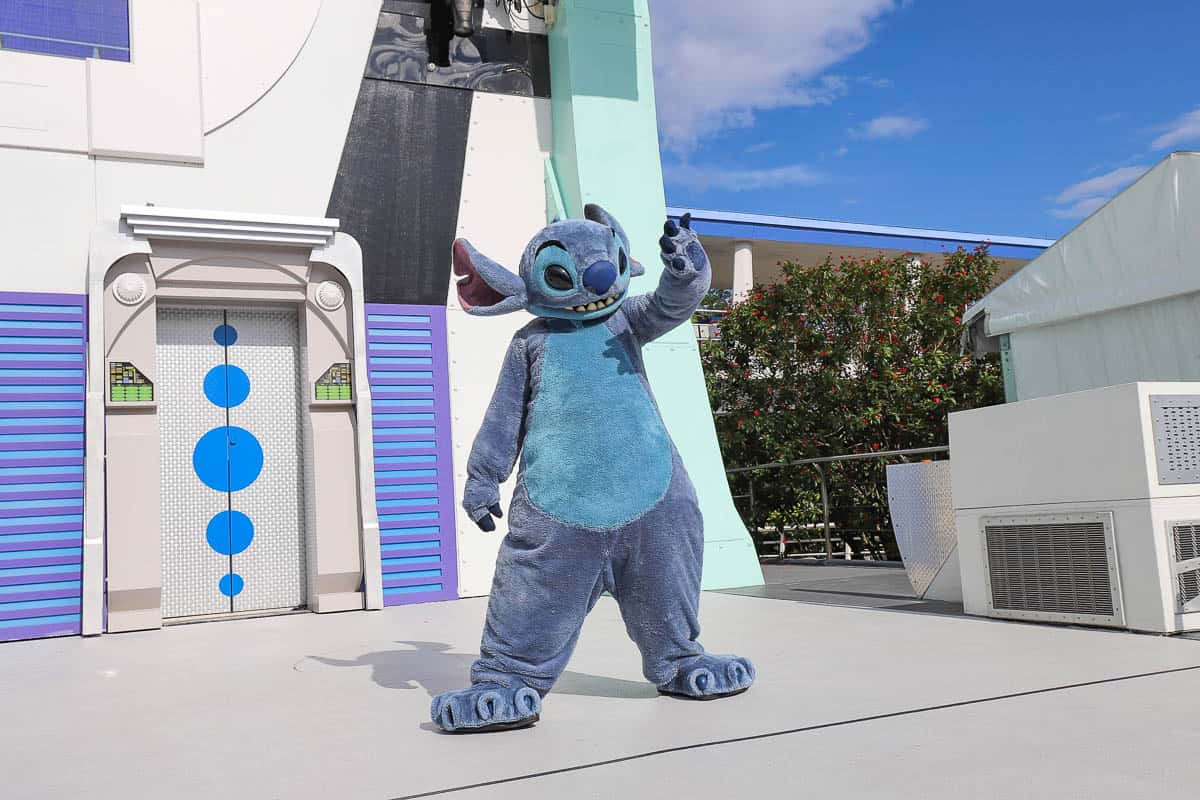 Meet Stitch at Disney World