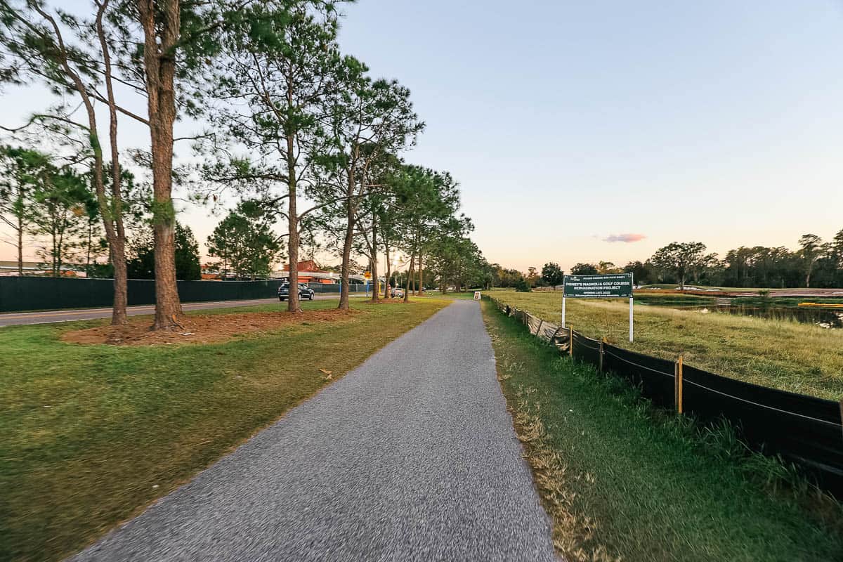Construction Path Between Disney’s Polynesian and Grand Floridian ... Construction Path Between Disney’s Polynesian and Grand Floridian ...