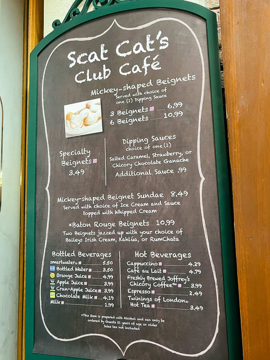 Scat Cat's Club Cafe (Where to Find Beignets at Disney's French Quarter)