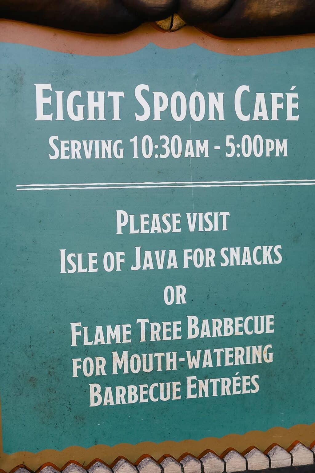 Disney's Animal Kingdom Quick Service Restaurants List