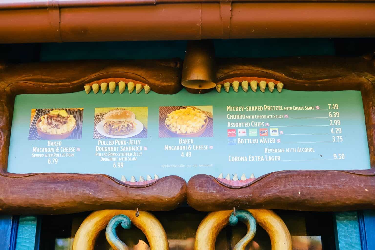 Disney's Animal Kingdom Quick Service Restaurants List