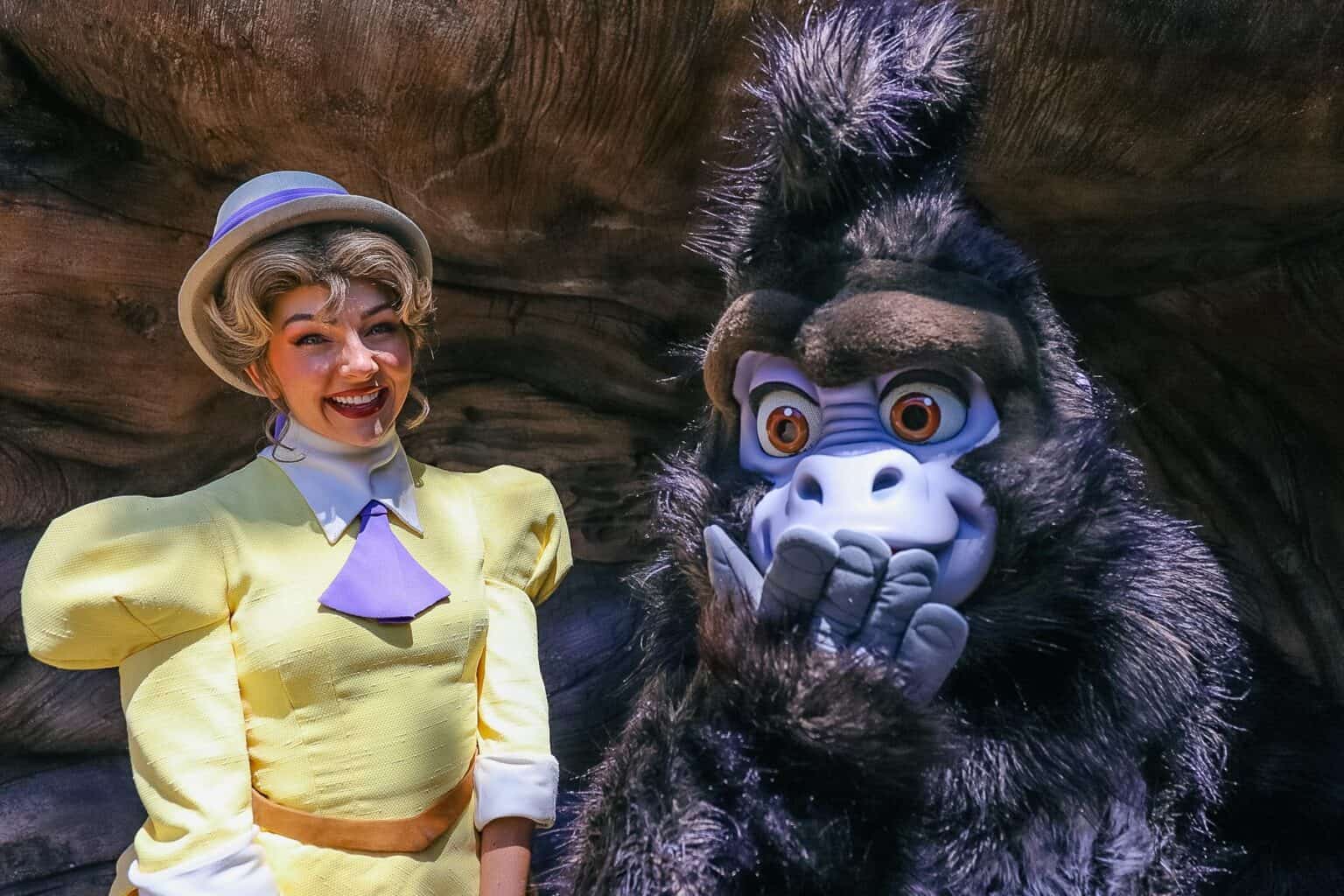 Jane and Terk from 'Tarzan' Visit Disney's Animal Kingdom for Earth Week