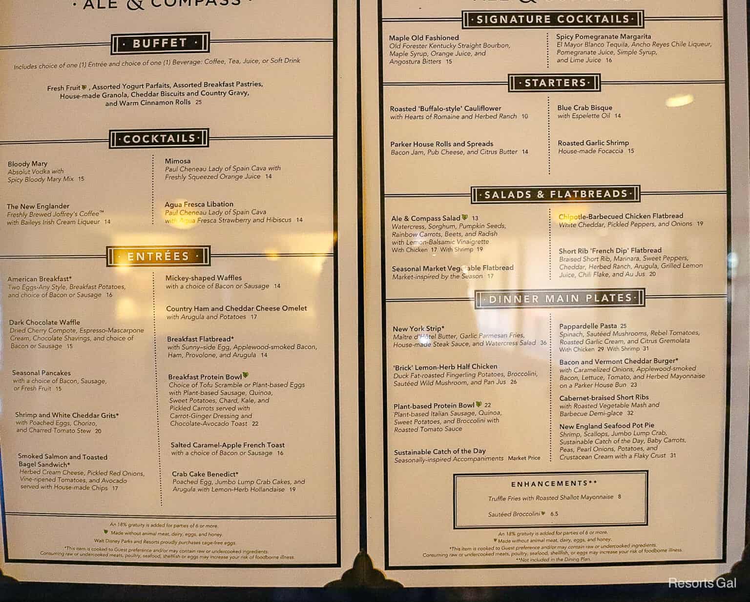 An Ale and Compass Breakfast Review - Resorts Gal