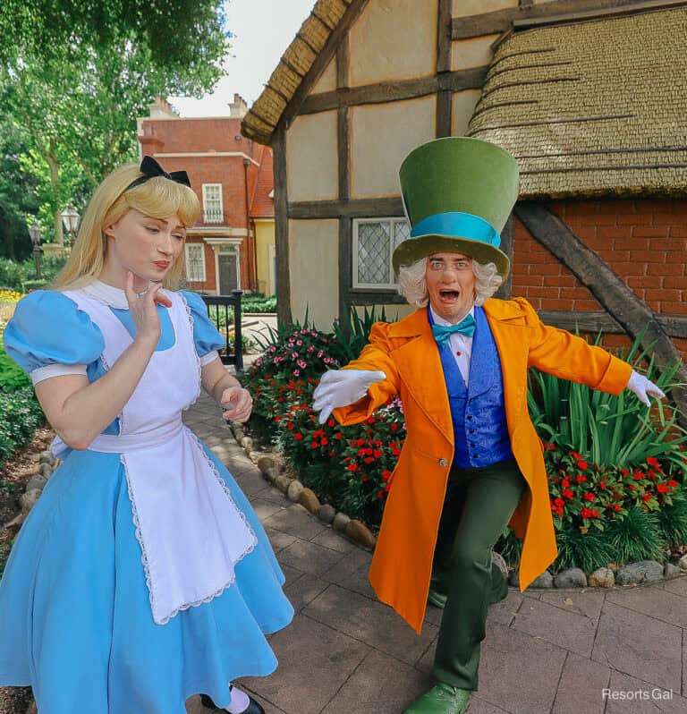 Where to Find the Mad Hatter from 'Alice in Wonderland' at Disney World