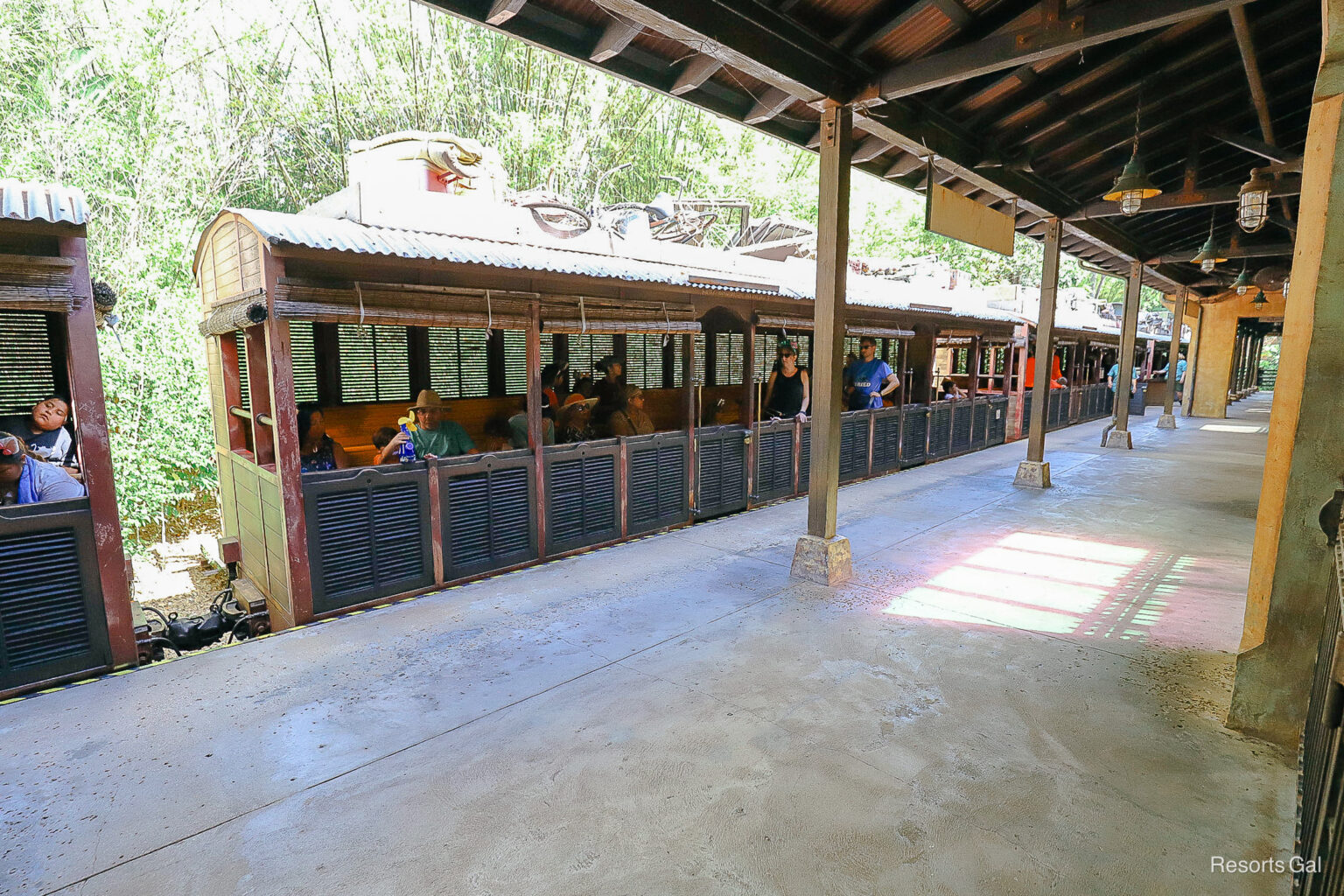 The Wildlife Express Train at Harambe Station at Disney's Animal ...