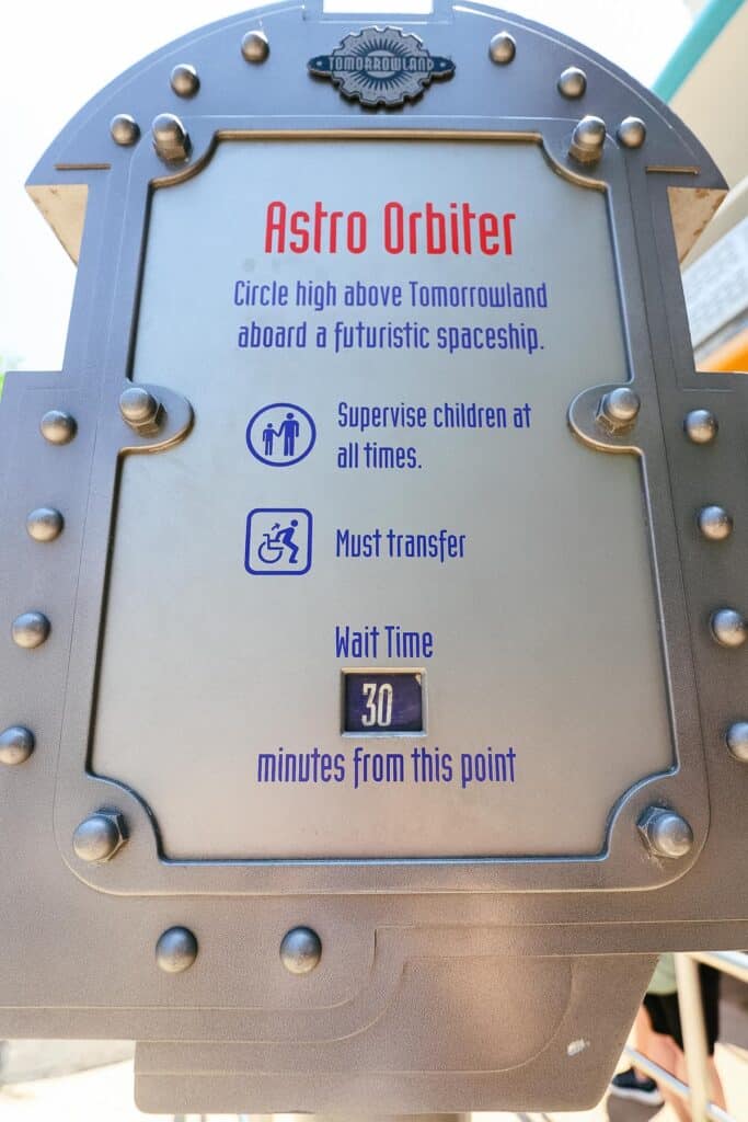 Astro Orbiter (A Spinning Attraction in Tomorrowland at Magic Kingdom ...