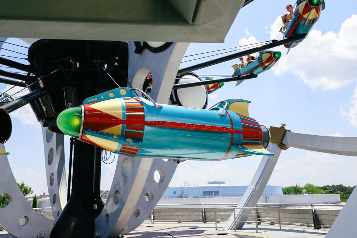 Astro Orbiter (A Spinning Attraction in Tomorrowland at Magic Kingdom ...