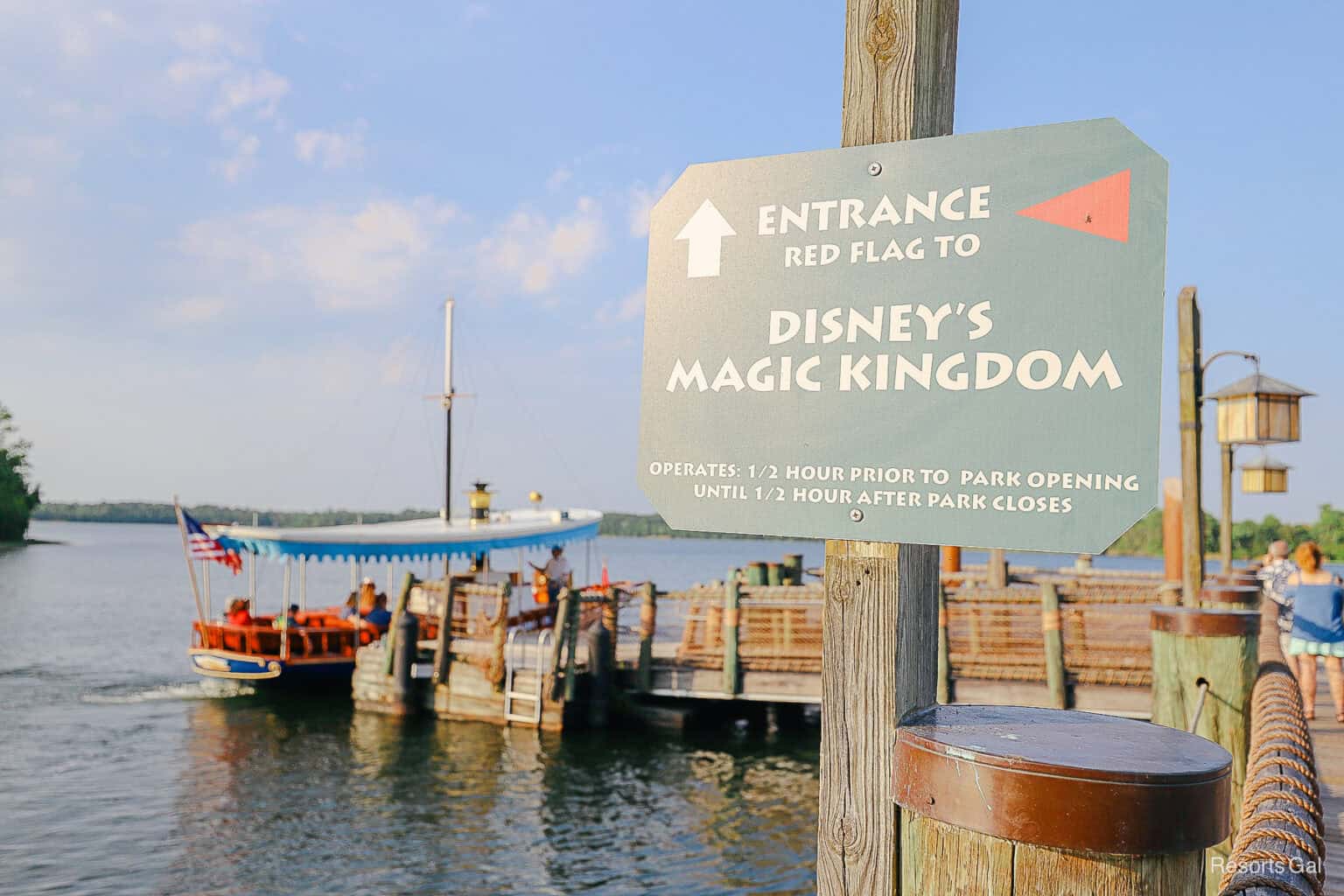 Taking the Boat Between Wilderness Lodge and Magic Kingdom | Resorts Gal