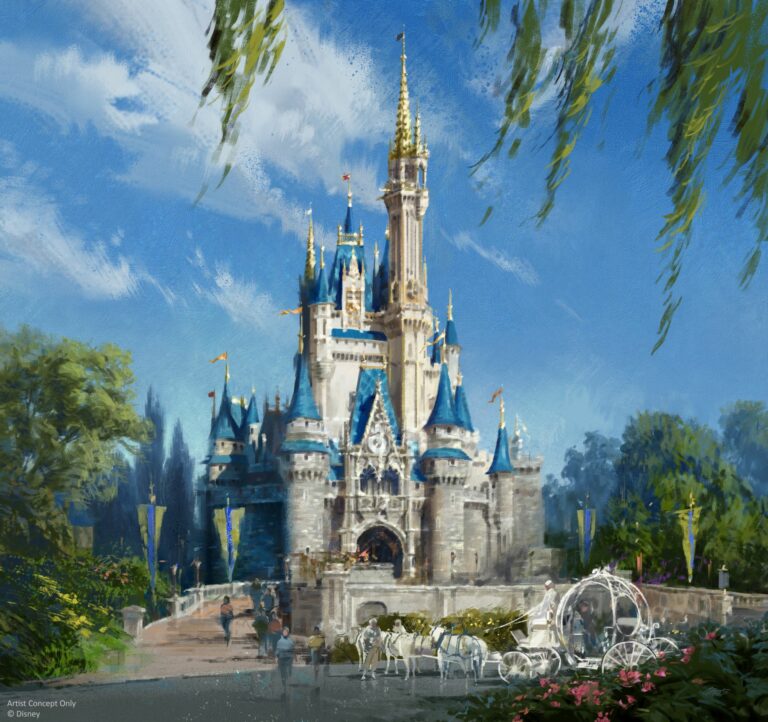 A Classic Look Returns: Cinderella Castle's New Color Palette