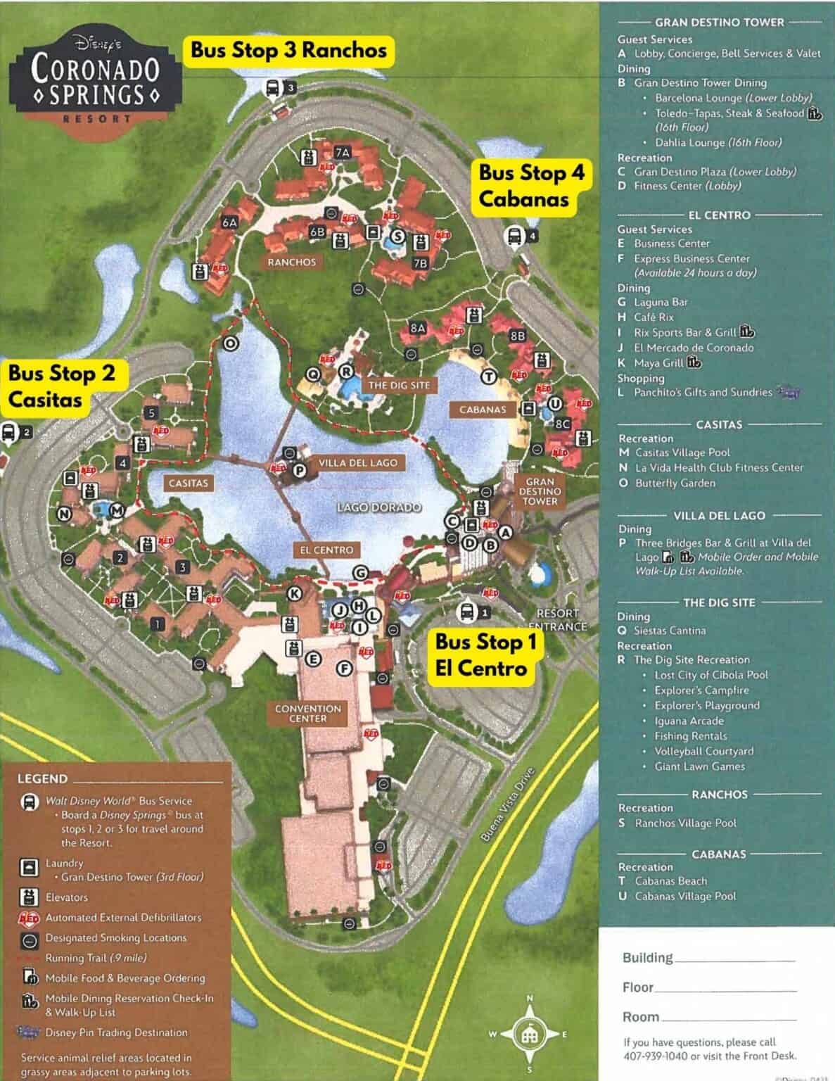 Disney's Coronado Springs Bus Schedule, Stops, and Routes Guide ...