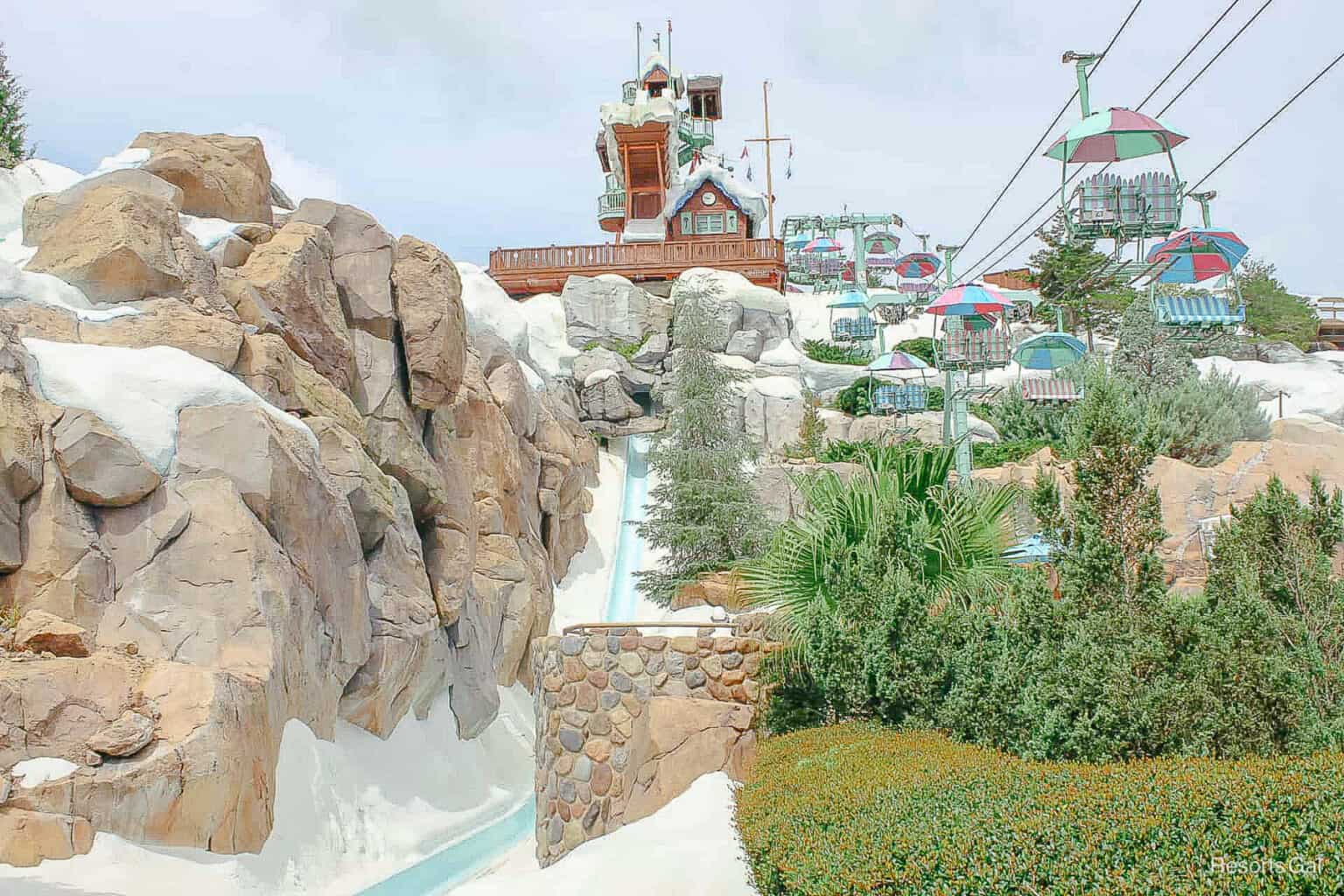 Summit Plummet at Disney's Blizzard Beach (A 12-Story Freefall Water ...