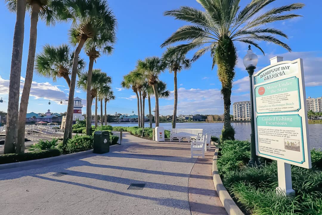 A Walk Around Barefoot Bay at Disney's Caribbean Beach Resort