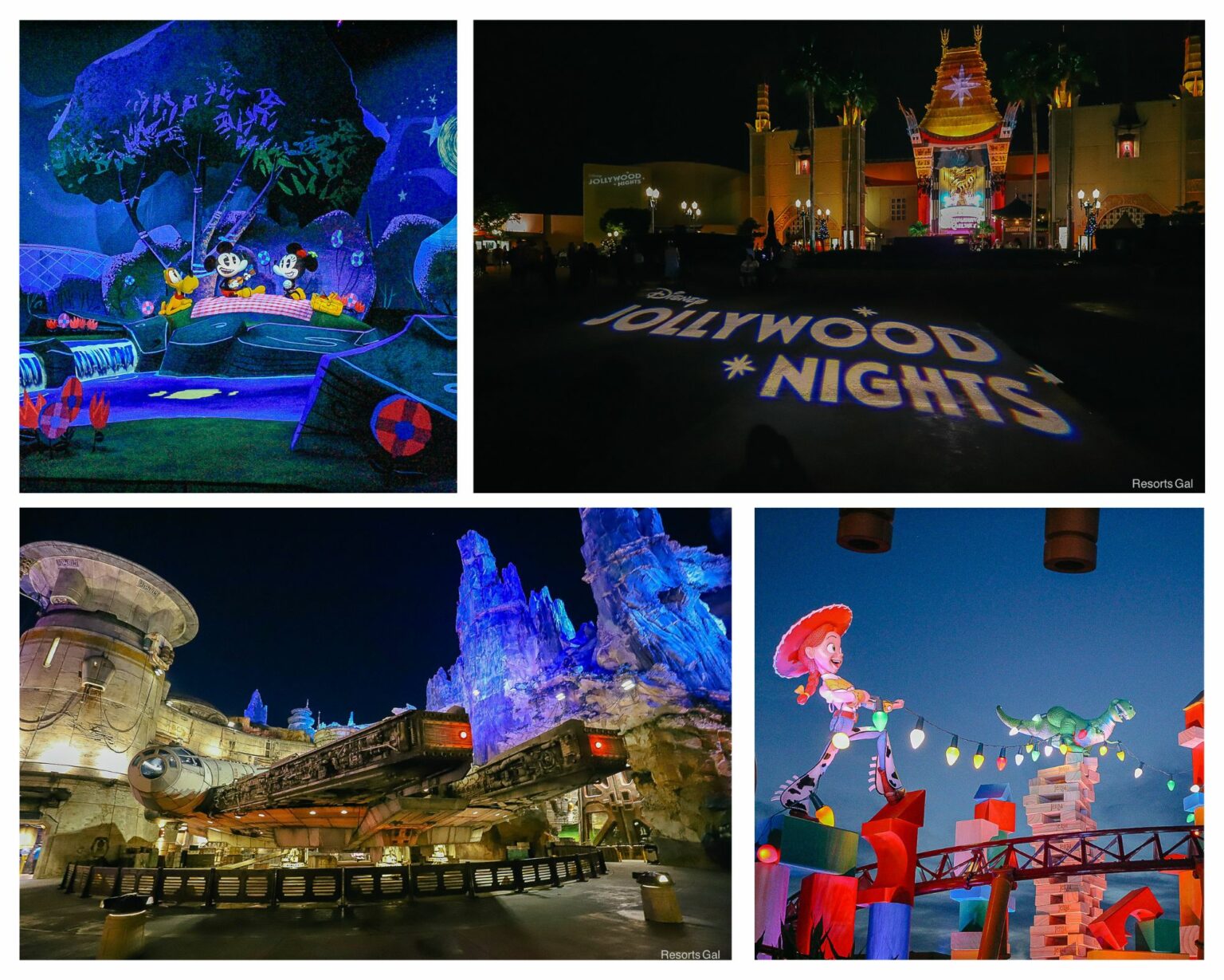 Disney's Jollywood Nights Attraction List 2025