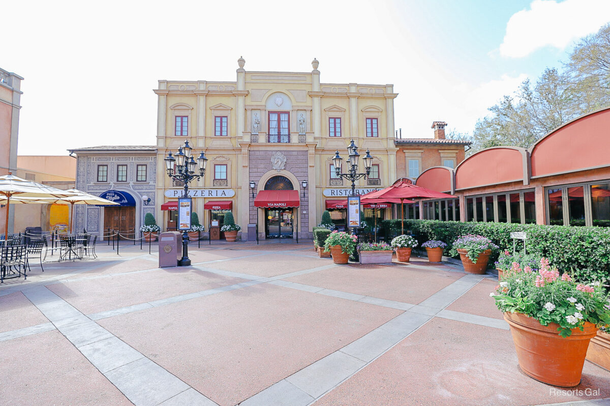Epcot's Italy Pavilion (Entertainment, Dining, and Shopping) - Resorts Gal