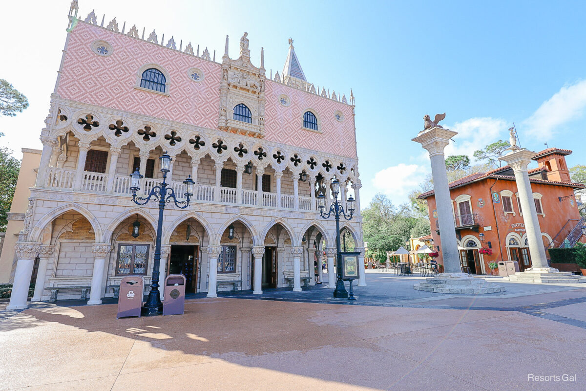 Epcot's Italy Pavilion (Entertainment, Dining, and Shopping) - Resorts Gal