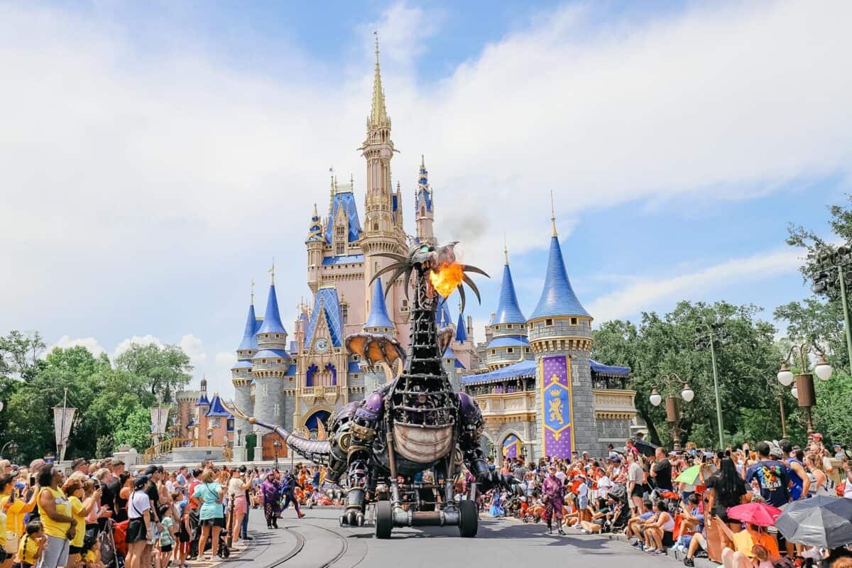 Magic Kingdom's Festival of Fantasy Parade (Tips, Route, and Photos)