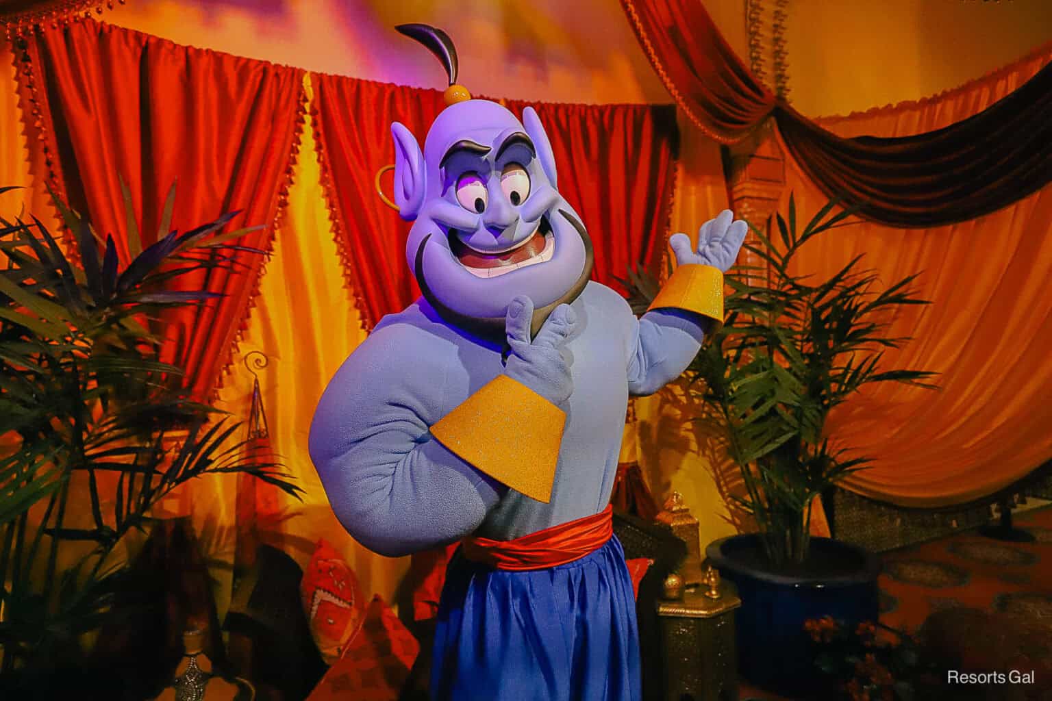 Character Spotlight: The Genie from 'Aladdin' at Disney World - Resorts Gal