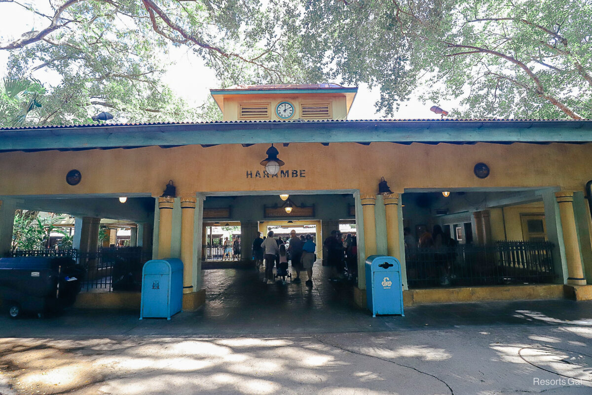 Meet Goofy at the Harambe Train Station at Disney's Animal Kingdom