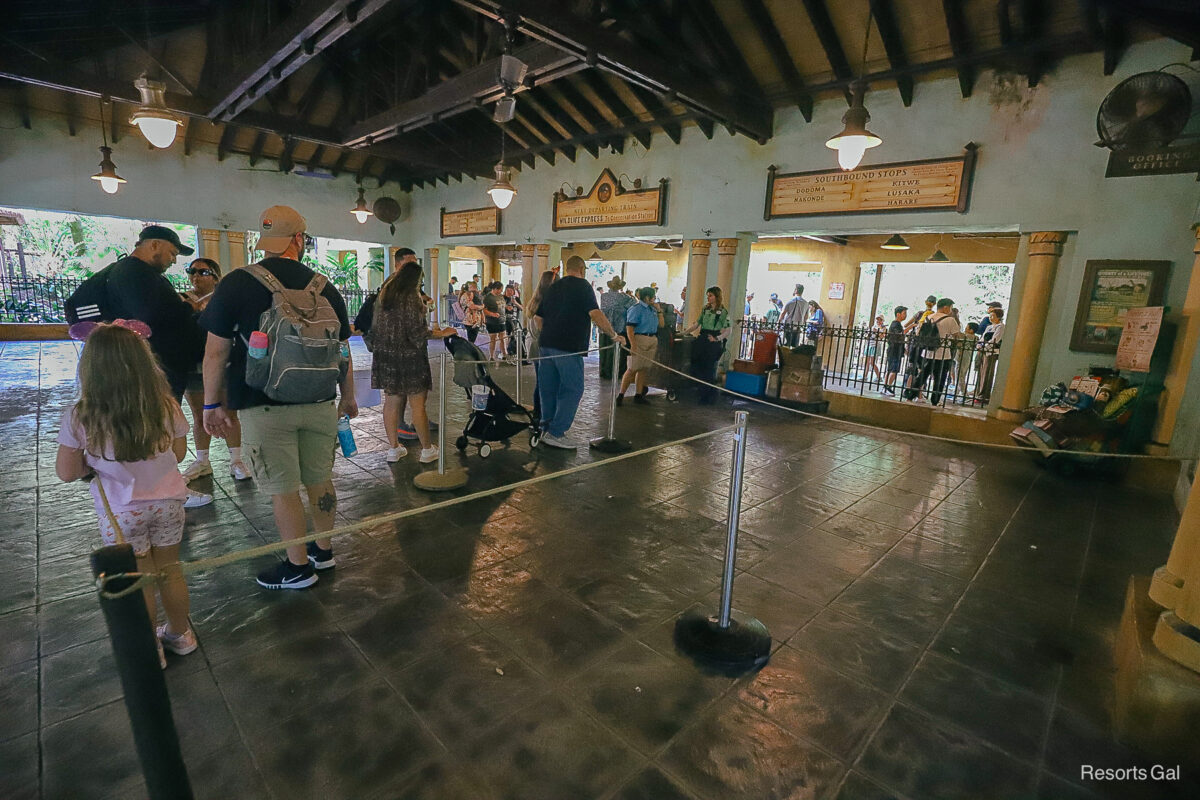 Meet Goofy at the Harambe Train Station at Disney's Animal Kingdom