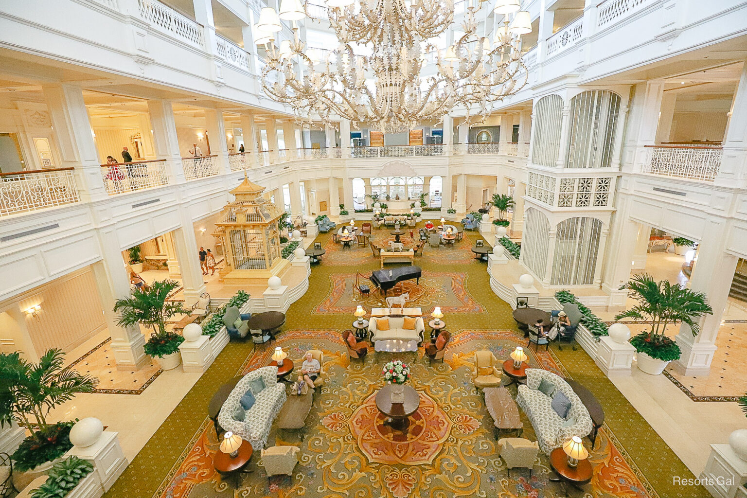 A Look at Disney's Grand Floridian Lobby (Before the 2025 Update ...