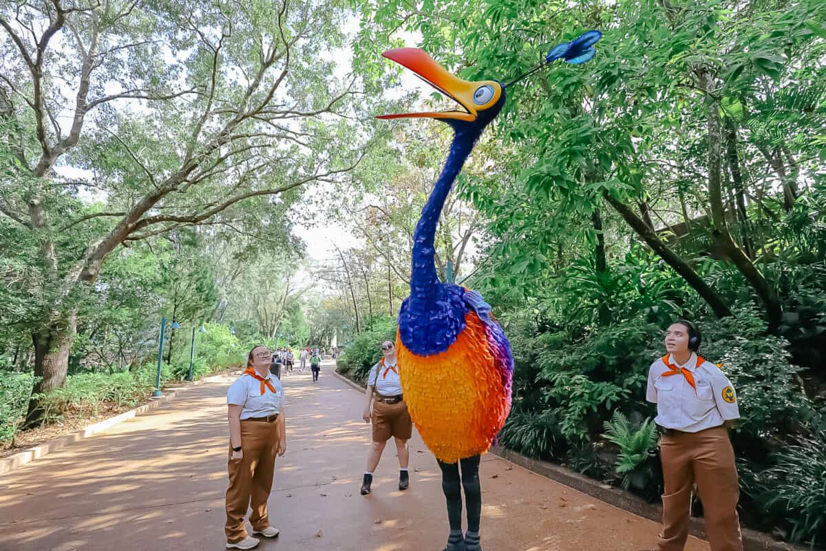 Here's How To Find Kevin from 'UP!' at Disney's Animal Kingdom