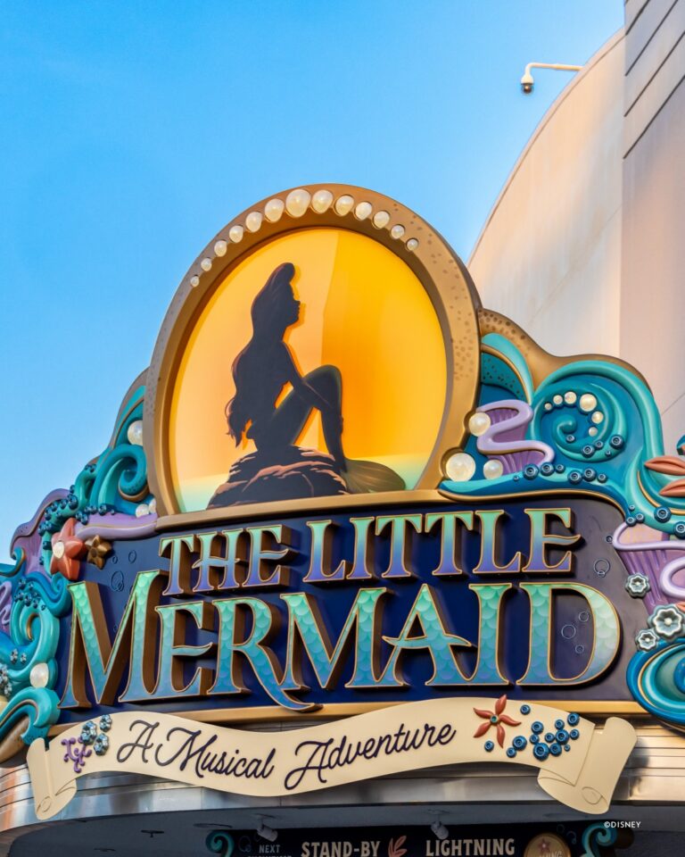 'The Little Mermaid - A Musical Adventure' Signage Installed Ahead of ...