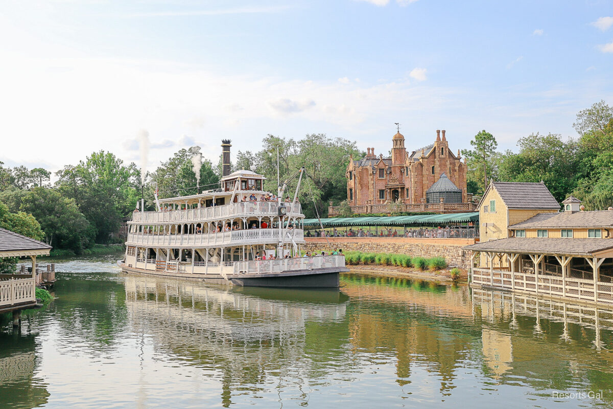 Liberty Square Riverboat at Magic Kingdom Closing on July 7th