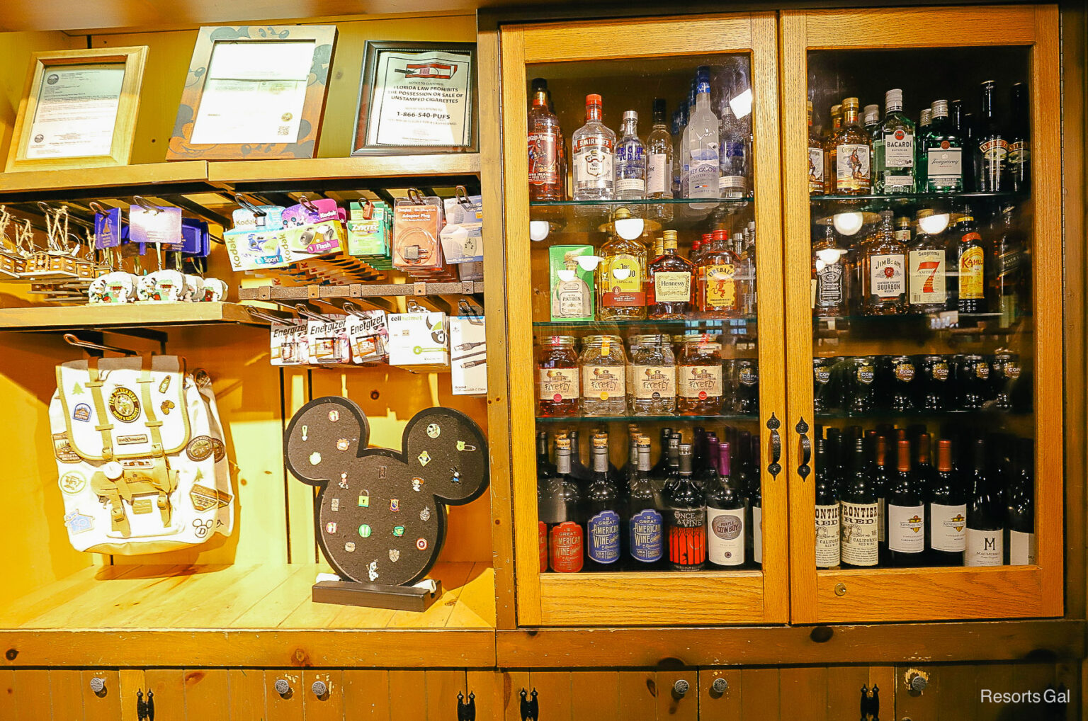 Inside the Meadow Trading Post at Disney's Fort Wilderness