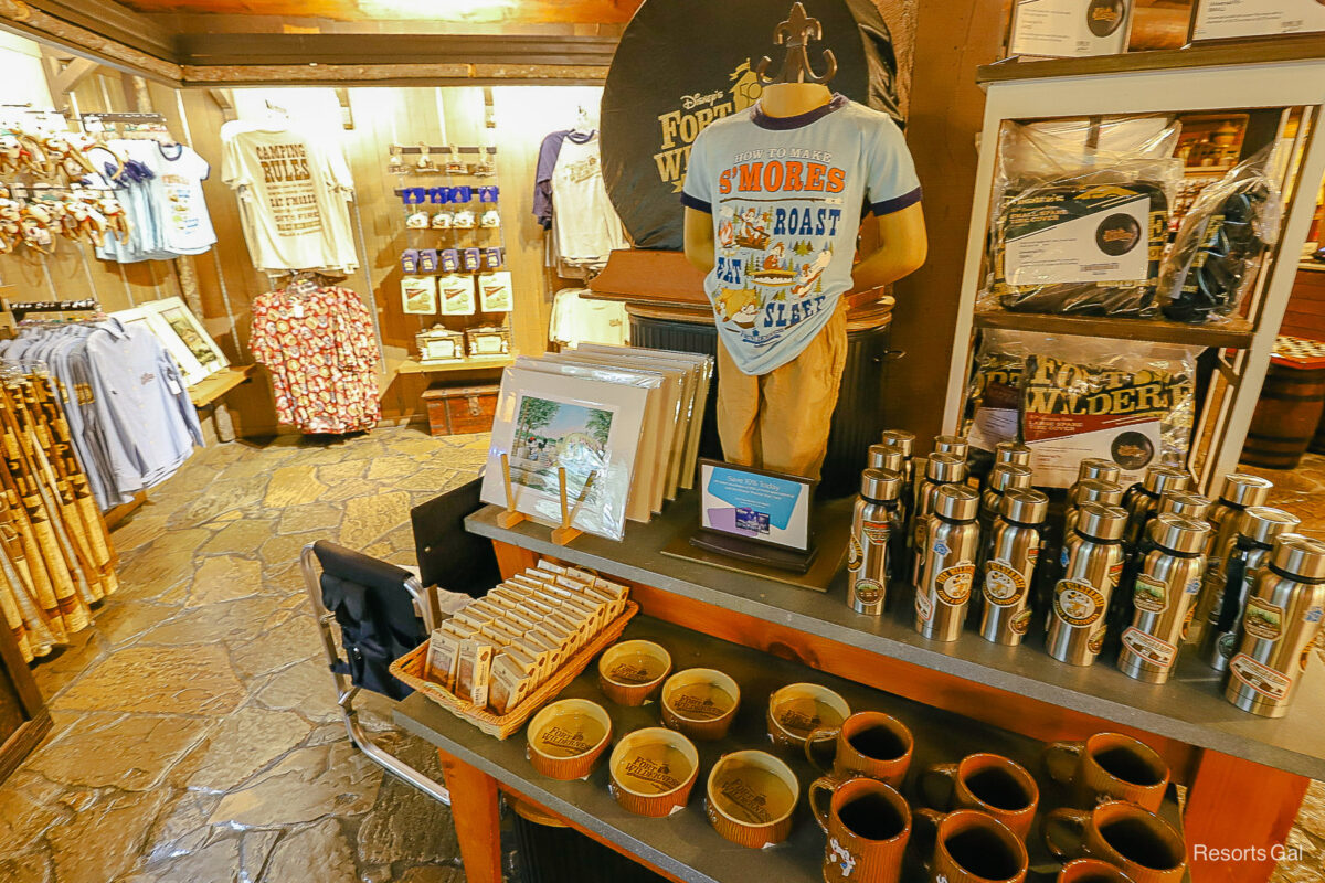 Inside the Meadow Trading Post at Disney's Fort Wilderness