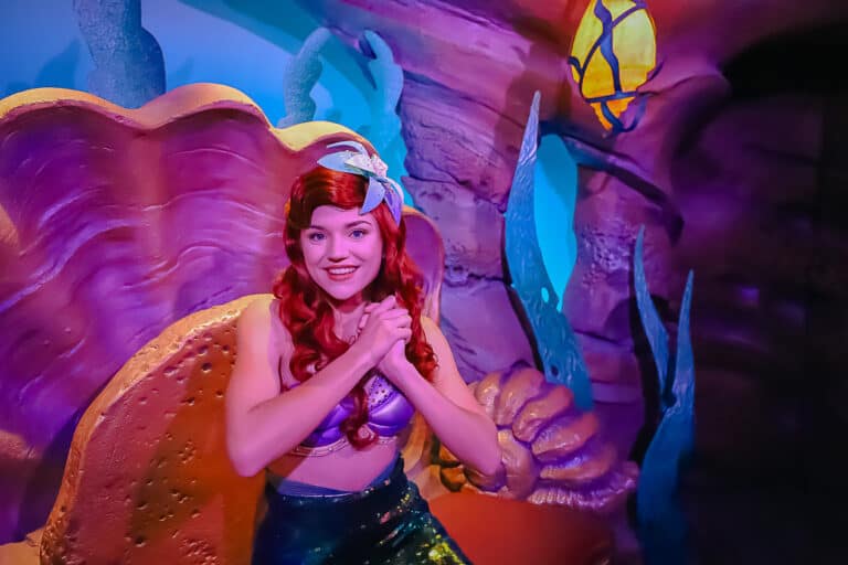 Meet Ariel at Her Grotto in New Fantasyland at Magic Kingdom (Mermaid Form)