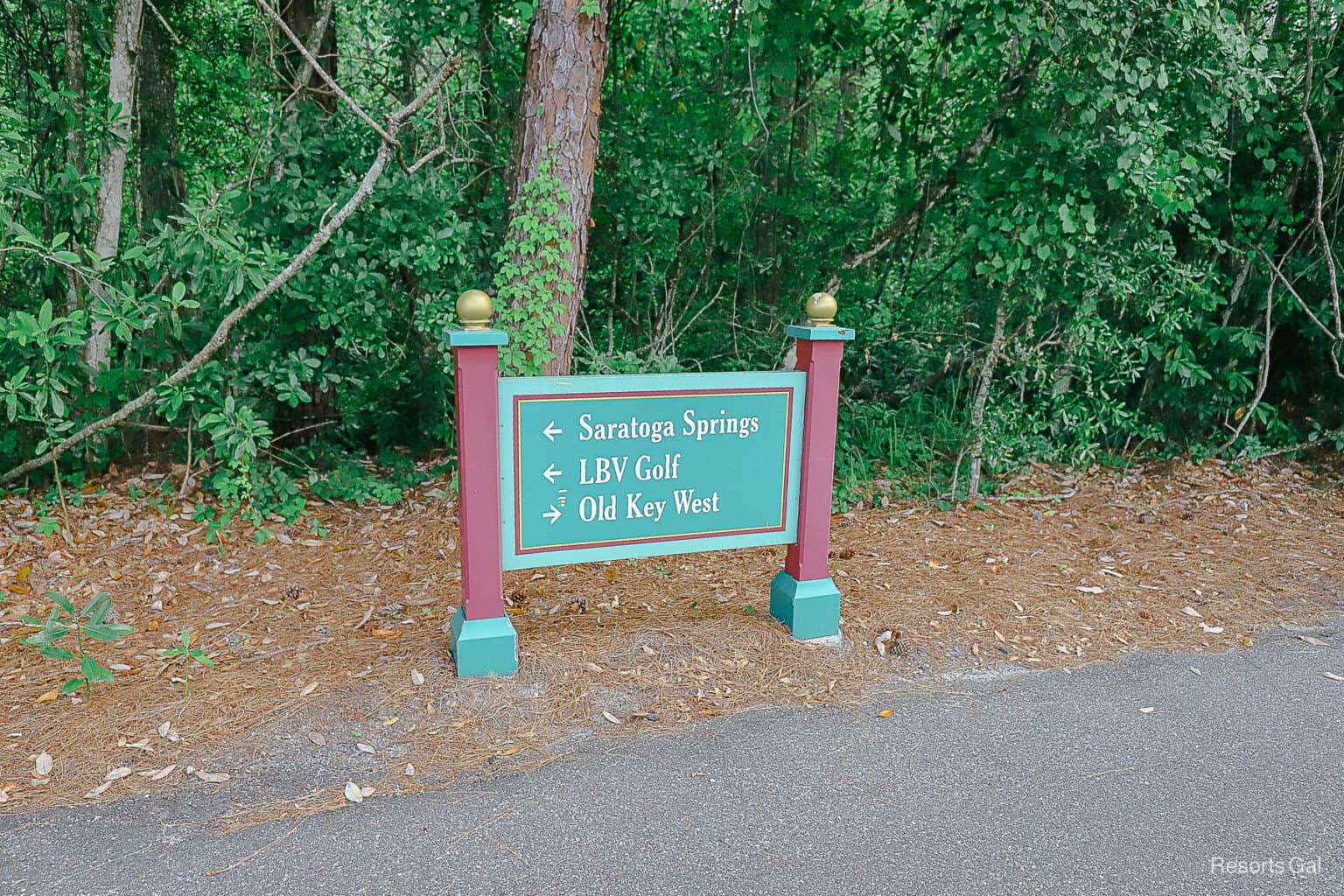 Taking the Walking Path Between Disney Springs and Old Key West (Map ...