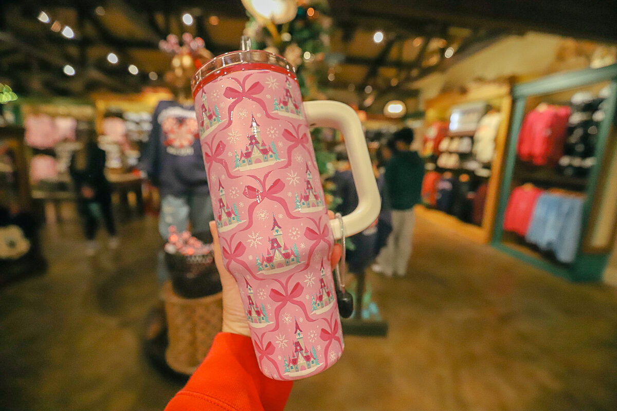 Photos: Disney World Holiday Pink Bow and Castle Mug, Tumbler ...