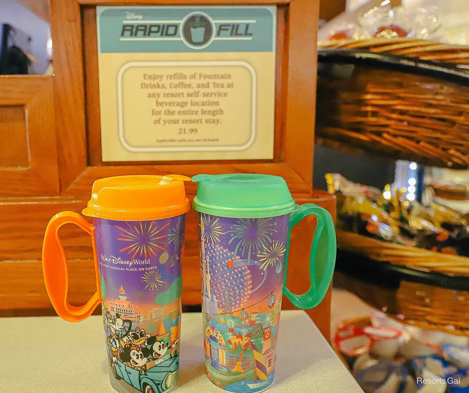 Where to Refill Rapid Fill Mugs at Disney's Port Orleans Riverside ...