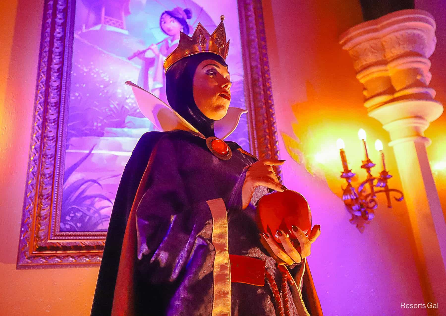 The Evil Queen and Maleficent Takeover Princess Fairytale Hall During ...