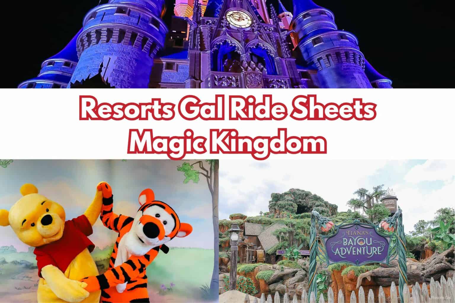 A Free Ride Spreadsheet For Magic Kingdom to Help You Plan | Resorts Gal