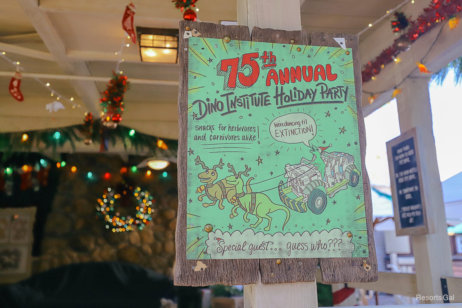 Santa Returns to Dinoland U.S.A. at Disney's Animal Kingdom this ...