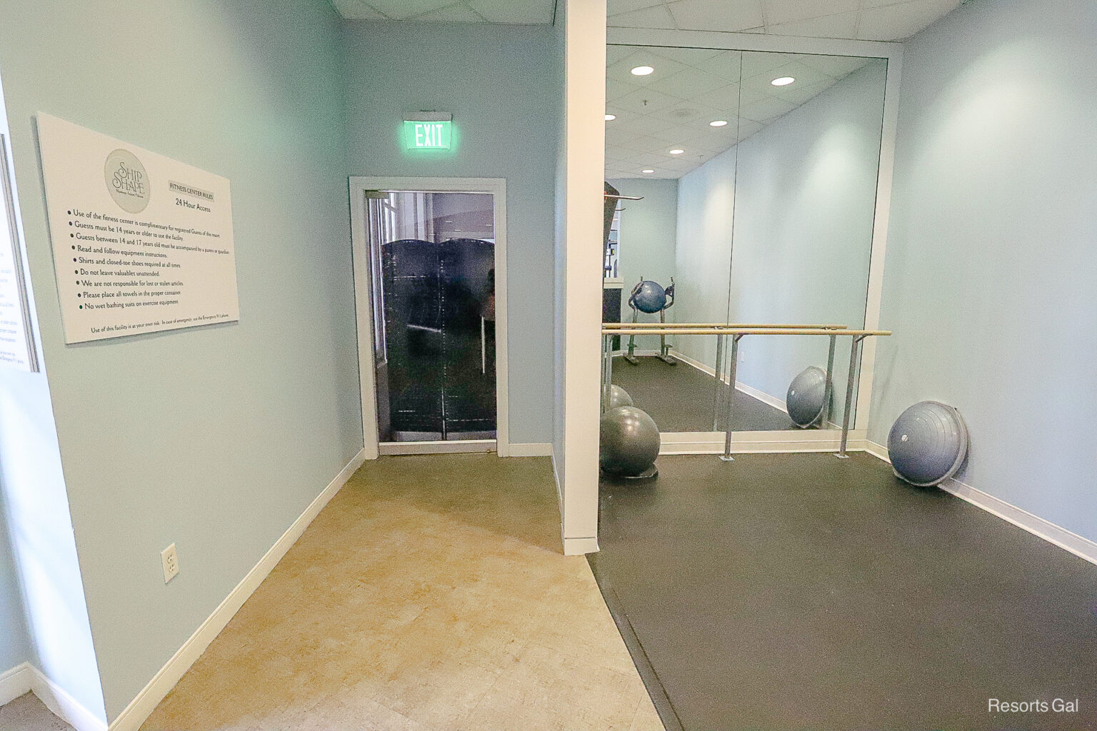 Ship Shape Health Club at Disney's Beach and Yacht Club (Photos and ...