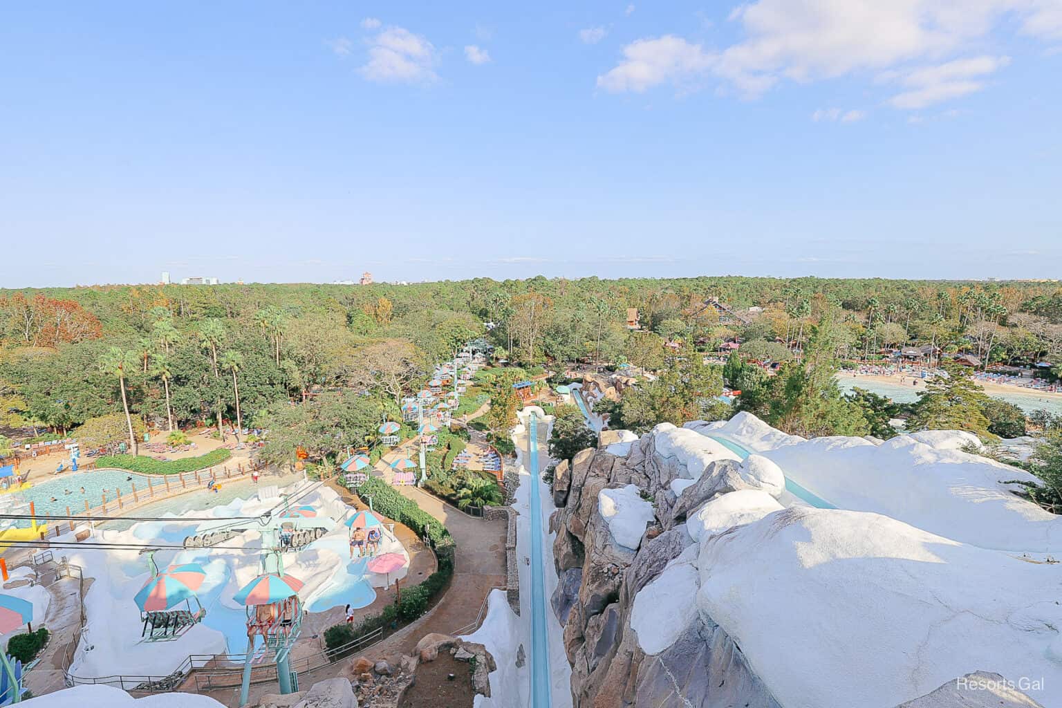Summit Plummet At Disneys Blizzard Beach A 12 Story Freefall Water Slide