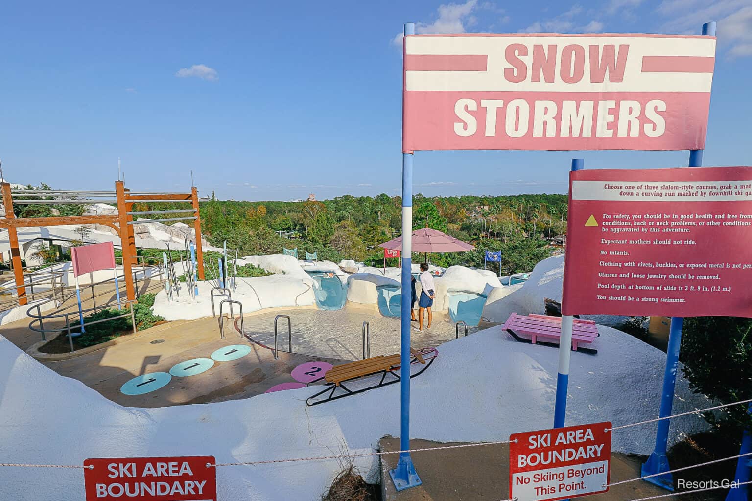 The Snow Stormers at Disney's Blizzard Beach (Slalom-Style Mat Slides ...