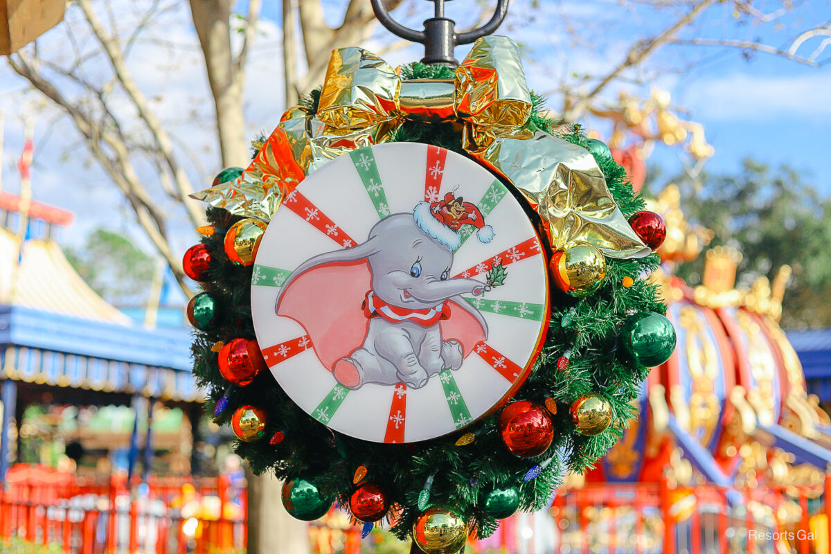 Dumbo Christmas Decorations Steal the Show at Storybook Circus