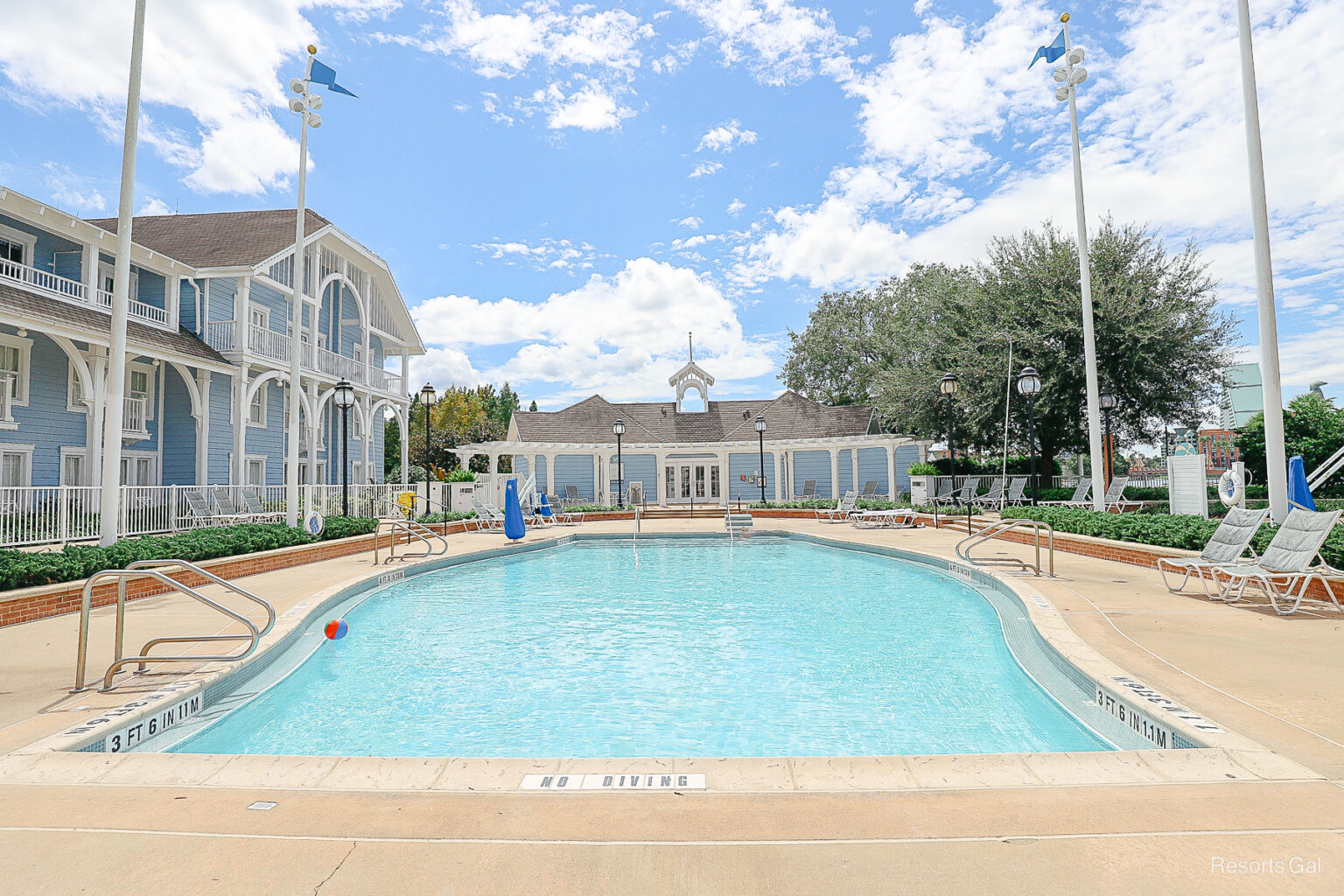 The Pools at Disney's Yacht Club Resort - Resorts Gal