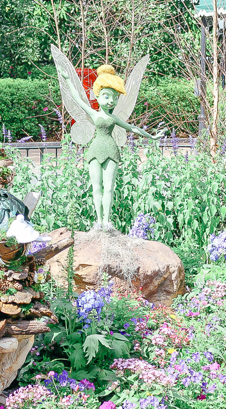 Through the Years: The Tinker Bell Topiary at Epcot's Flower and Garden ...