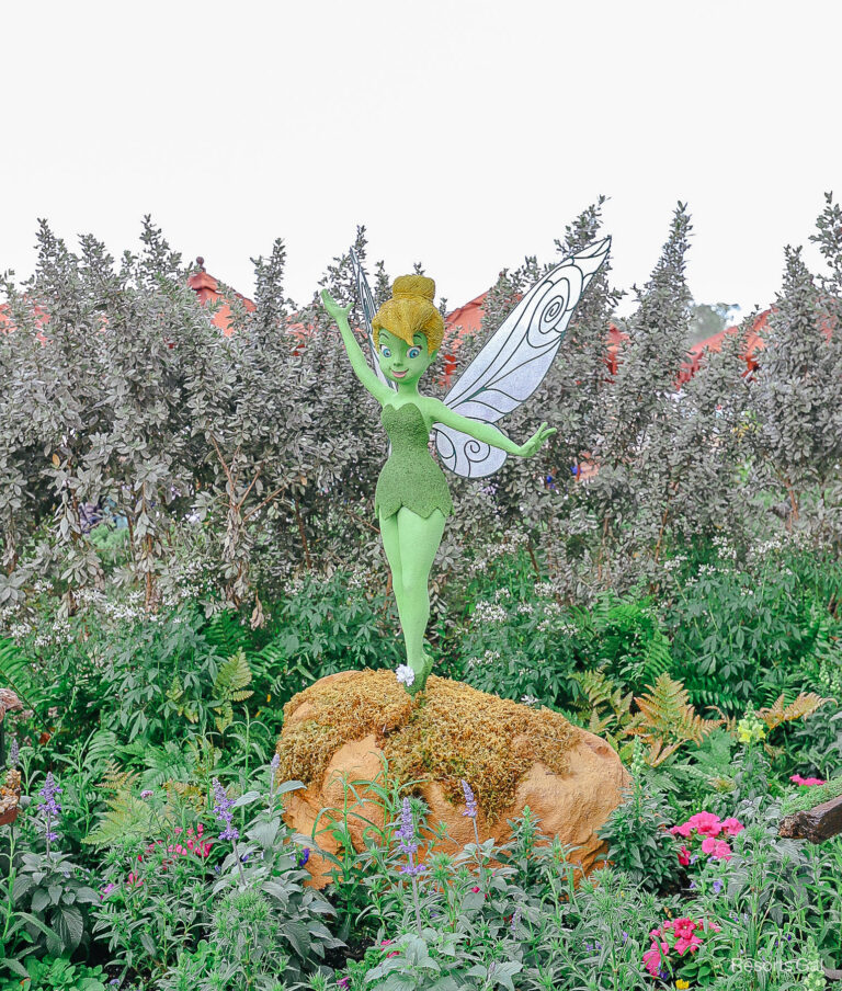 Through the Years: The Tinker Bell Topiary at Epcot's Flower and Garden ...
