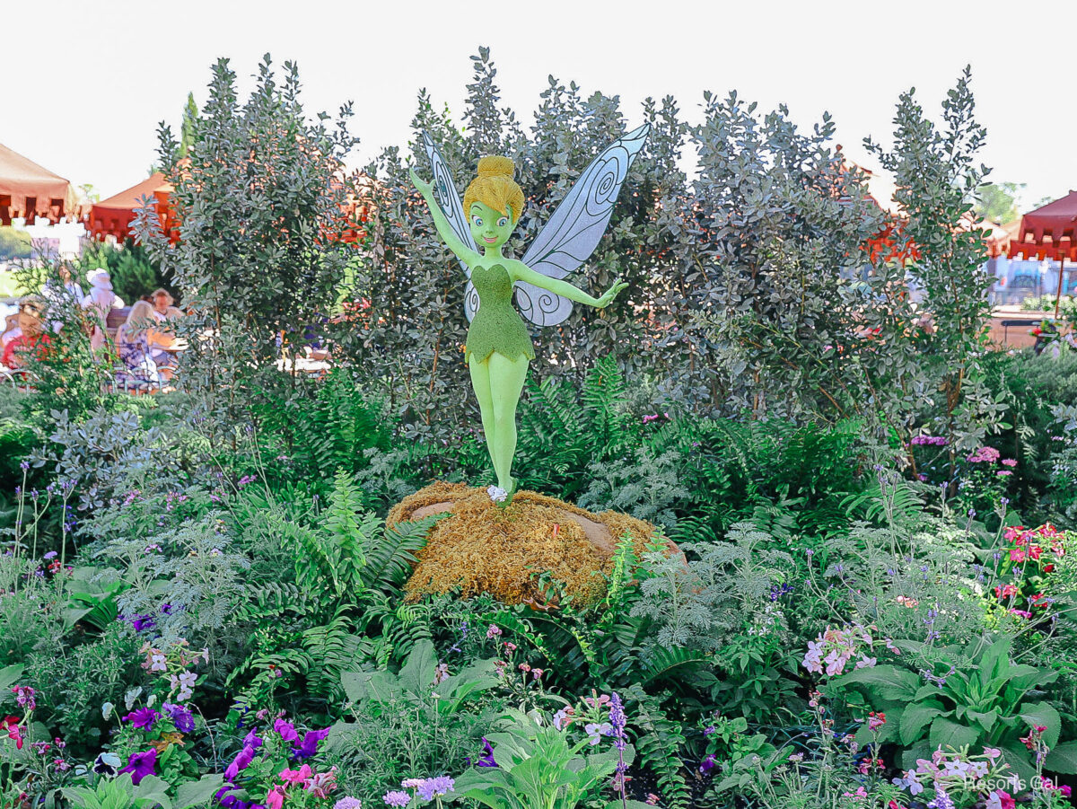 Through the Years: The Tinker Bell Topiary at Epcot's Flower and Garden ...