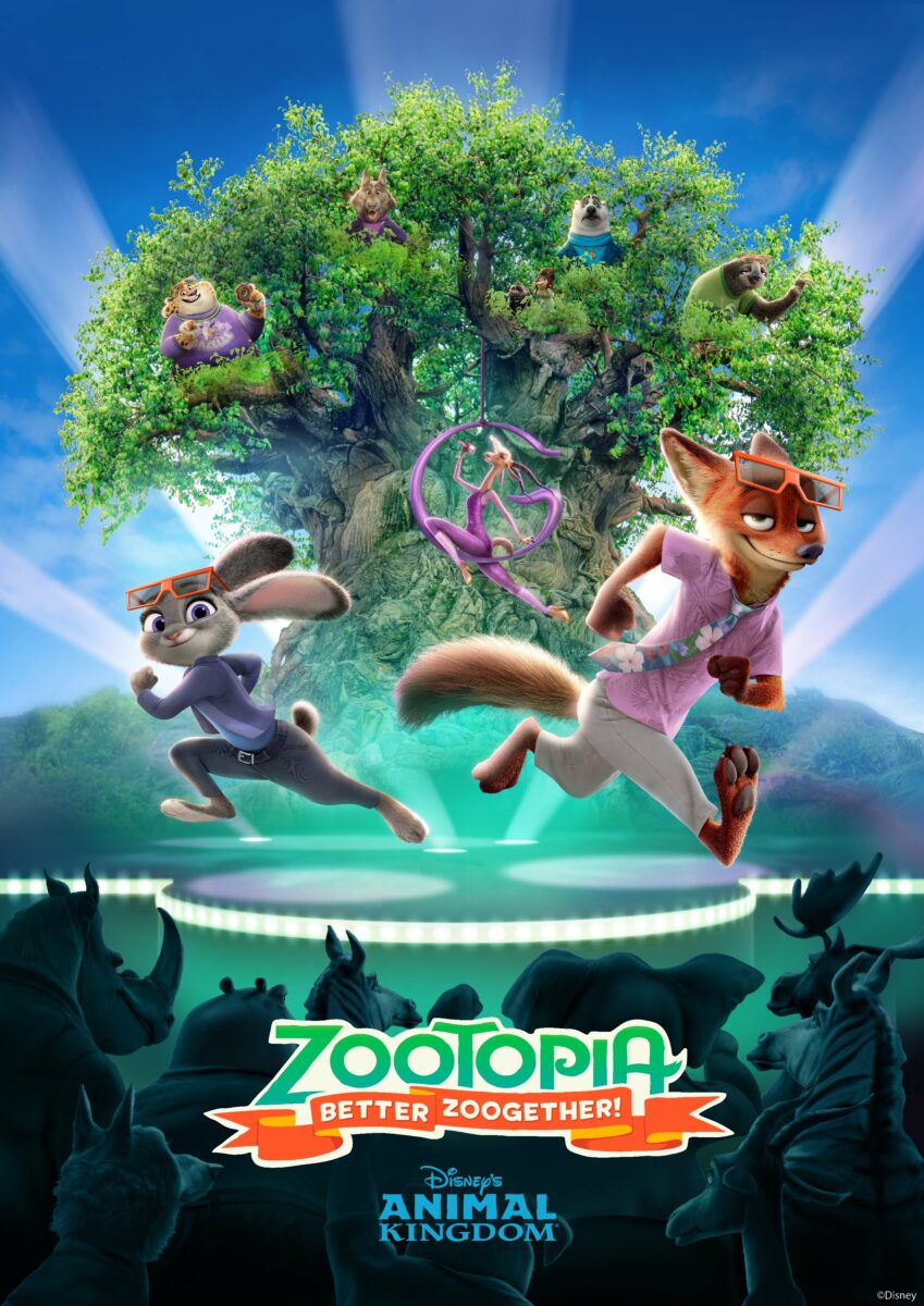 New Attraction Poster for Zootopia: Better Zoogether! 4D Show Coming to ...