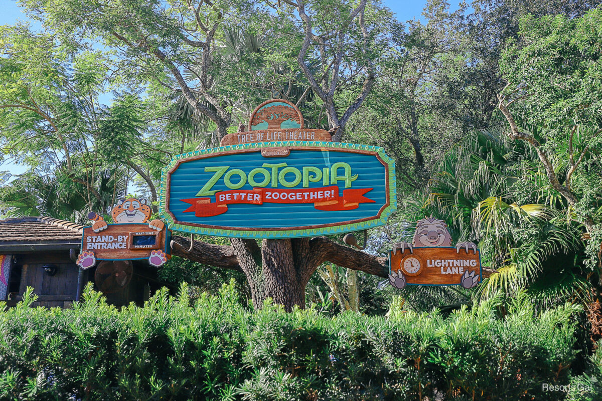 First Look: Zootopia Marquee Debuts at Disney's Animal Kingdom